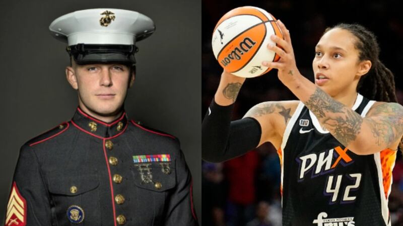 Texas Marine Veteran Trevor Reed Calls For Brittney Griners Release